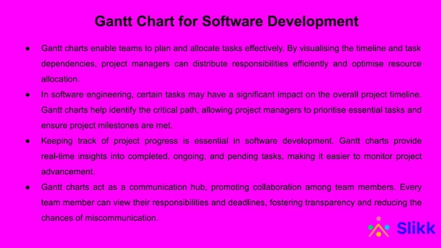 Gantt Chart for Software Development | PDF | Technology & Computing