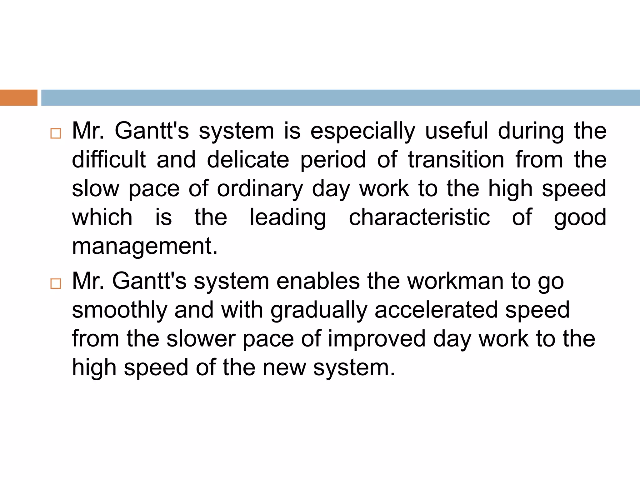 Gantt system | PPTX
