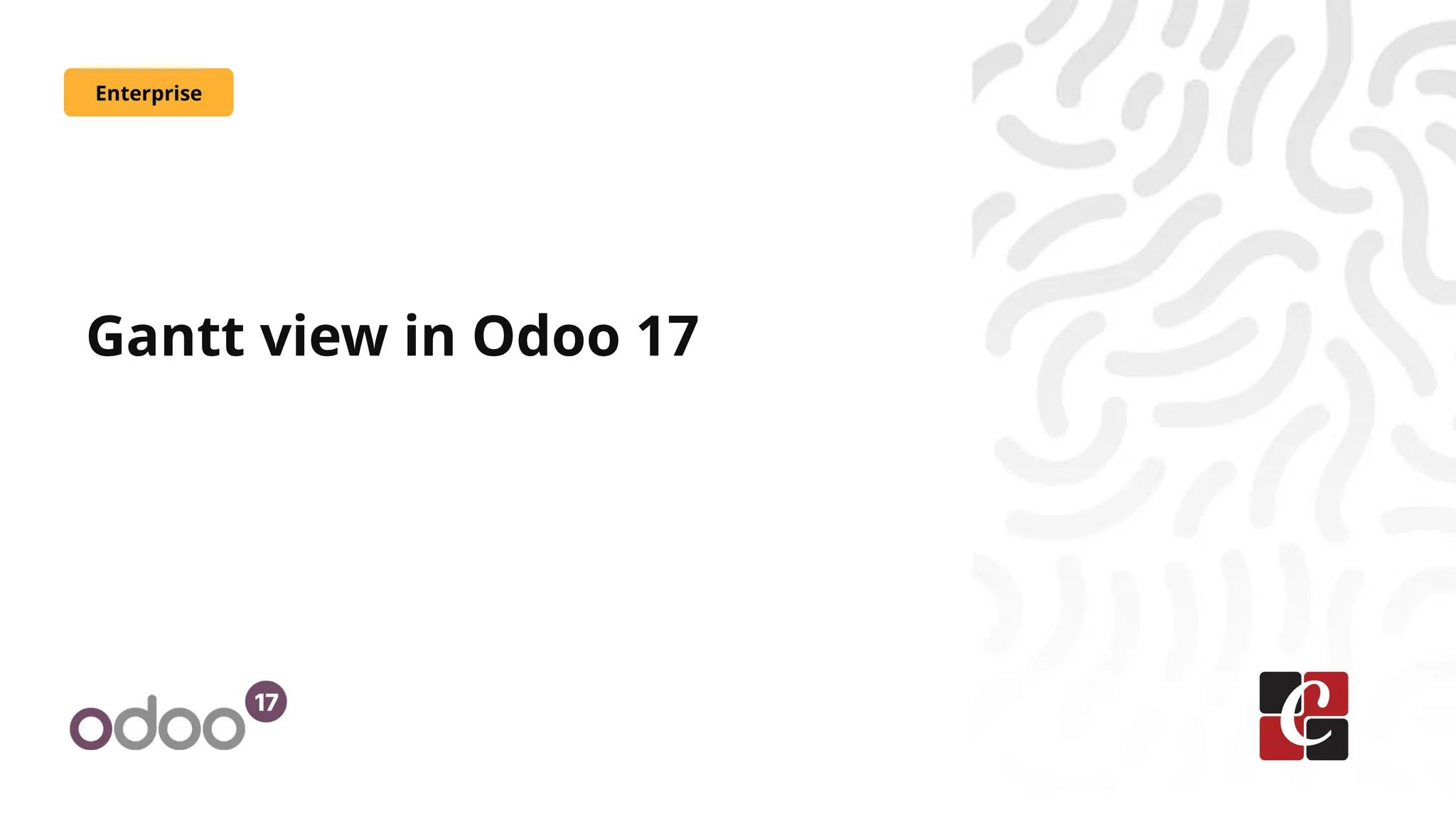 Gantt view in Odoo 17 - Odoo 17 Slides and Guides | PPTX