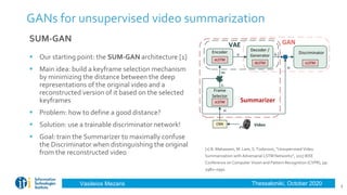 GAN-based video summarization | PDF