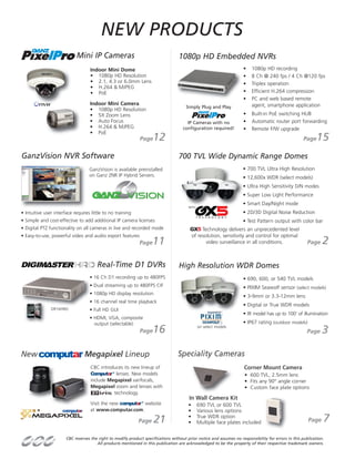 Computar Ganz Catalog | PDF