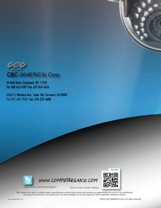 Computar Ganz Catalog | PDF