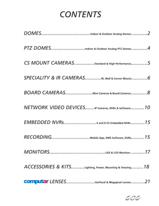 Computar Ganz Catalog | PDF