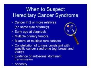 Hereditary Cancer Predisposition | PDF