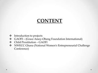 Gaofi and nwecc projects | PPT