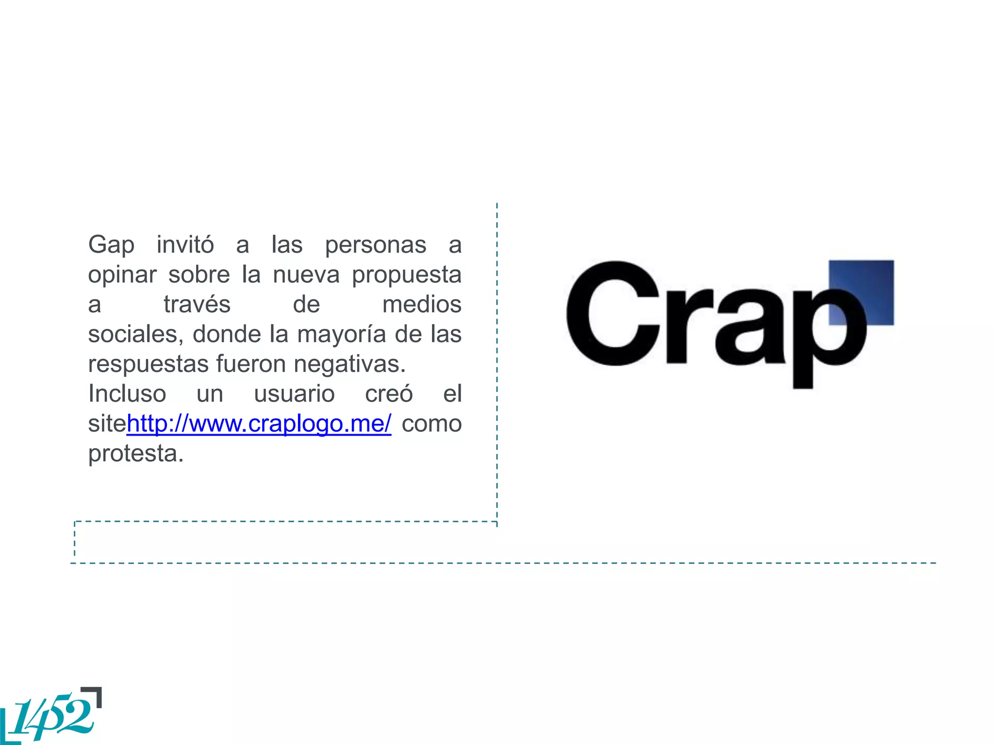 Gap y su cambio de logo | PPTX