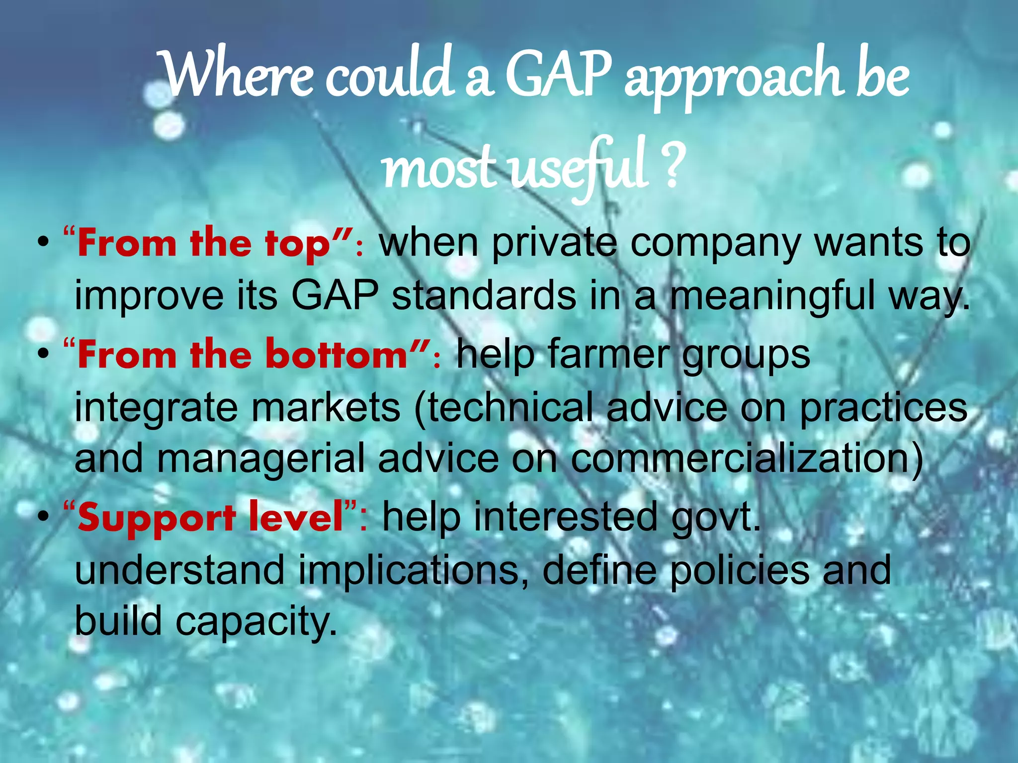 good agricultural practice | PPTX