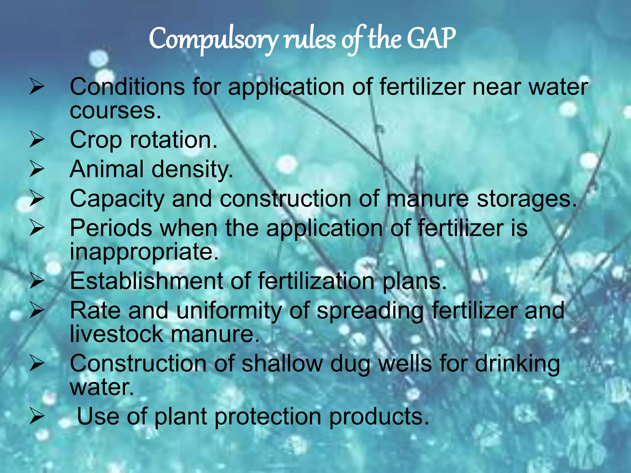 good agricultural practice | PPTX