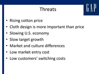 Gap inc PPT