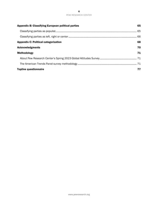 Pew Research: on Democracy 2024 report and findings | PDF