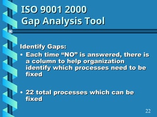 GapAnalysis in Manufacturing System Management | PPT