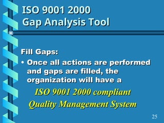 GapAnalysis in Manufacturing System Management | PPT