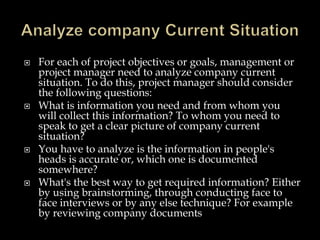 Gap analysis in project management | PPTX