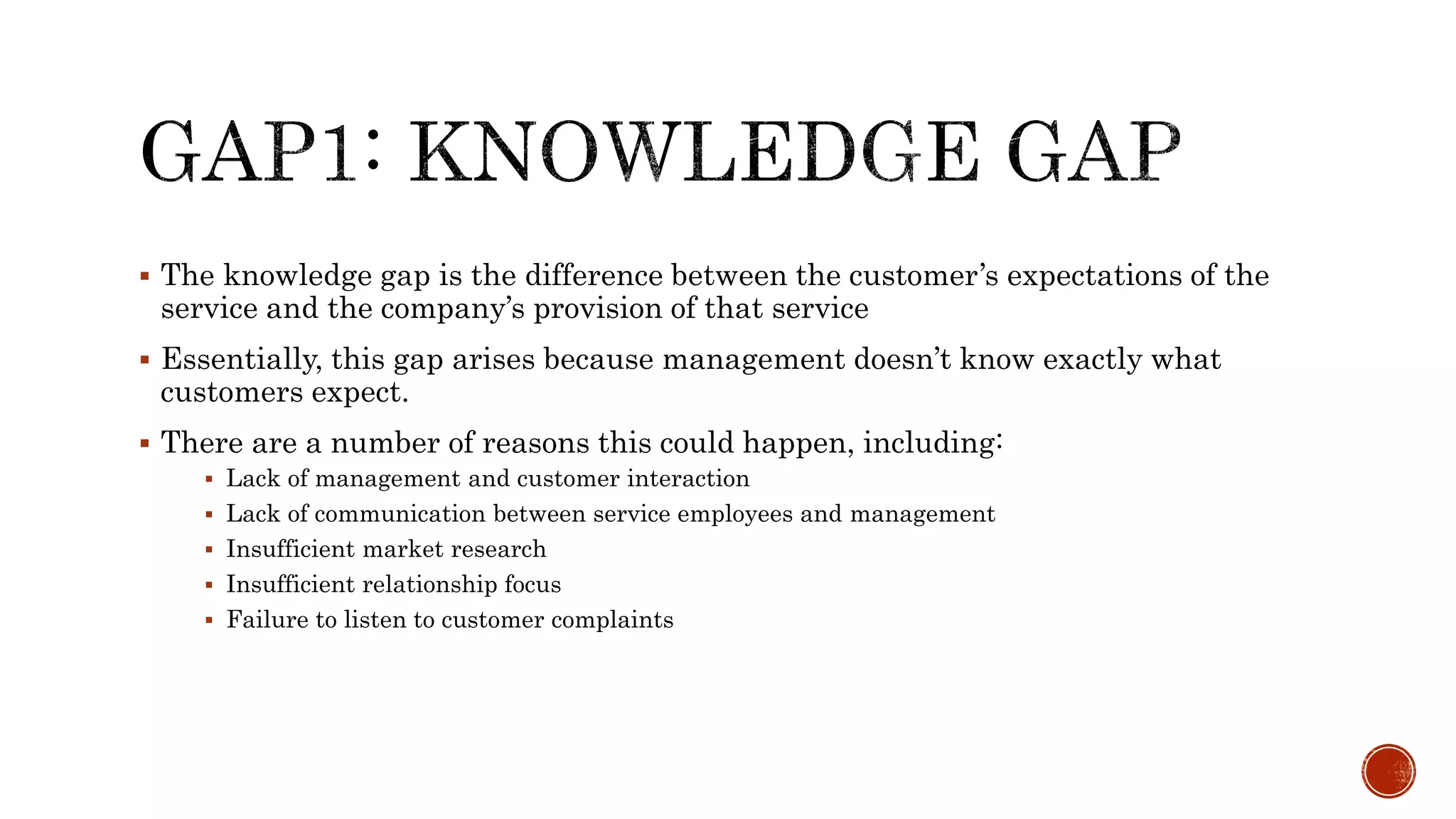Gap analysis model presentation | PPTX