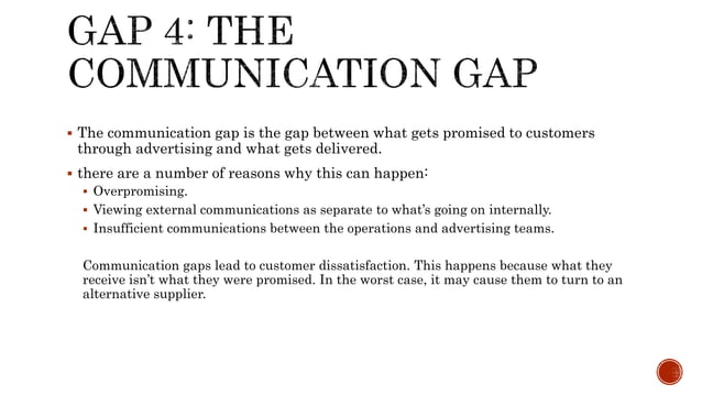 Gap analysis model presentation | PPT