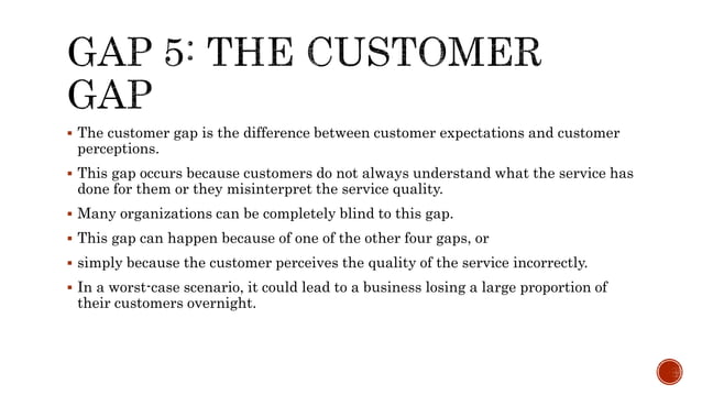 Gap analysis model presentation | PPT