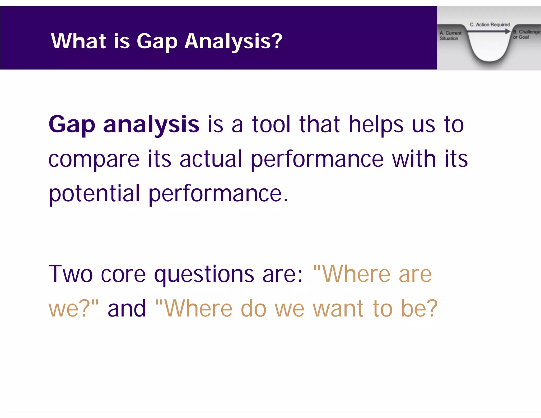 GAP Analysis, Decision Matrix & Affinity diagrams | PDF