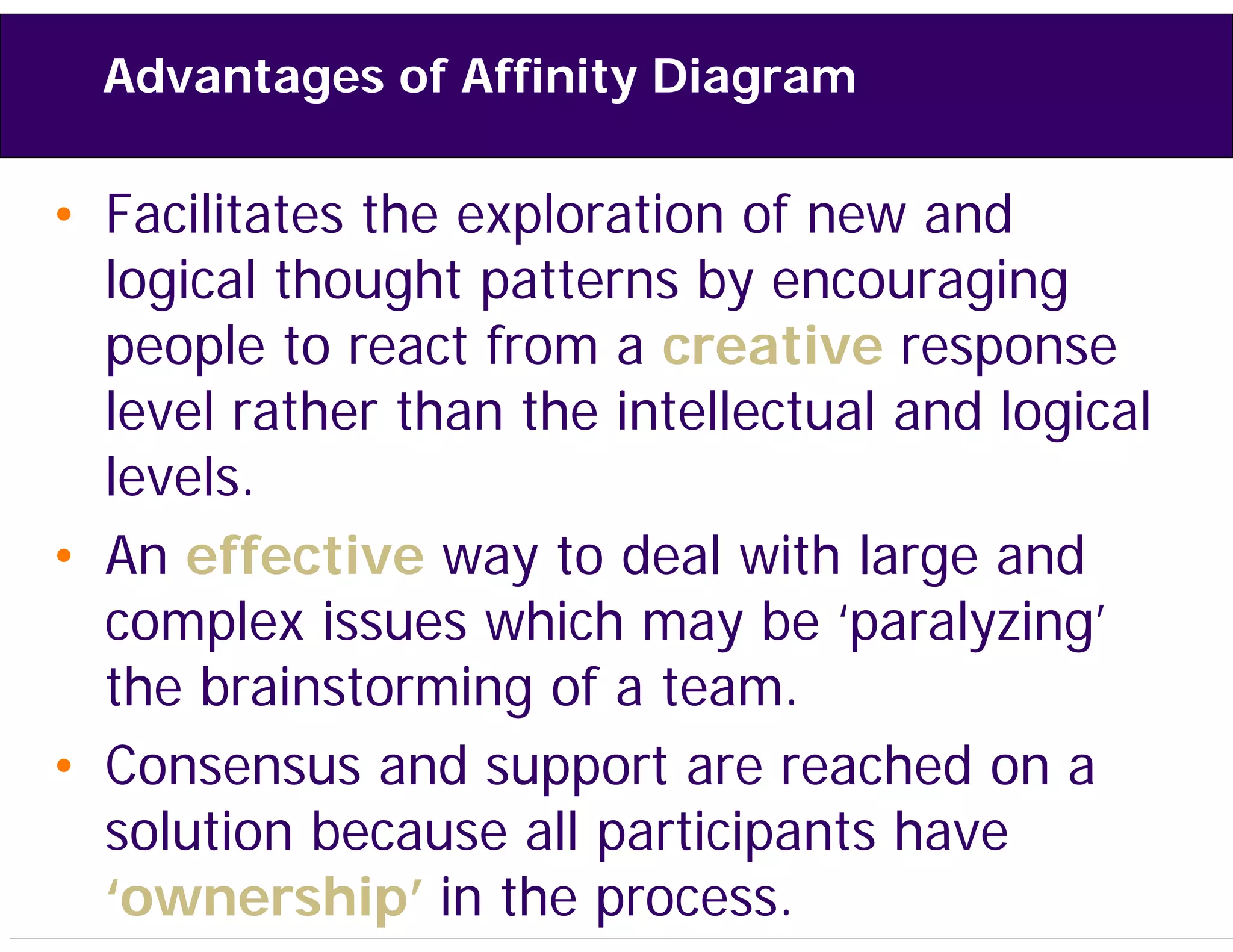 GAP Analysis, Decision Matrix & Affinity diagrams | PDF