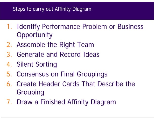 GAP Analysis, Decision Matrix & Affinity diagrams | PDF