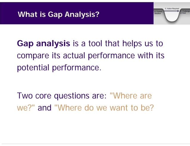 GAP Analysis, Decision Matrix & Affinity diagrams | PDF