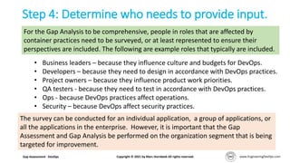 Gap Assessment for DevOps | PDF