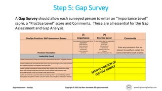 Gap Assessment for DevOps | PDF