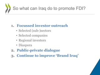 Promoting FDI in Fragile and Conflict-Affected Situations | PPT