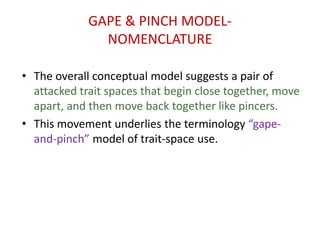 GAPE & PINCH MODEL - HOST PLANT TRAIT SPACE | PPT