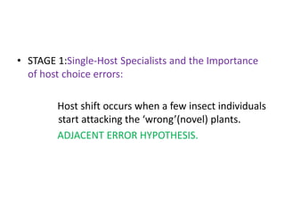 GAPE & PINCH MODEL - HOST PLANT TRAIT SPACE | PPT