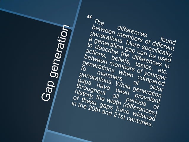 Gap generation | PPT