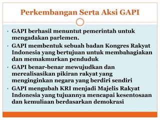 GAPI (Gabungan politik Indonesia).Powerpoint | PPT