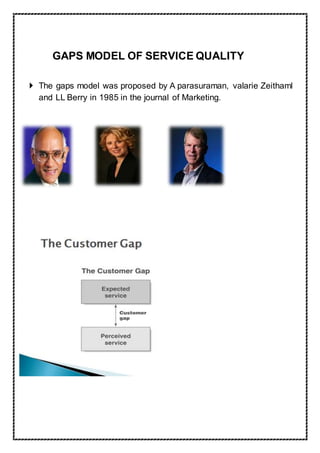 Service quality Gap model of ZHSUST | PDF