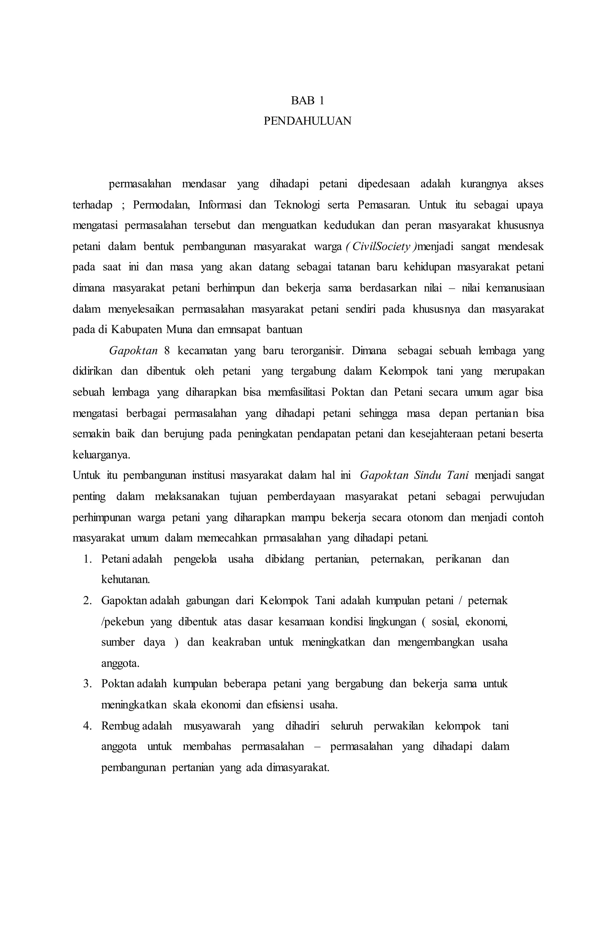 Gapoktan kabupaten muna12345 | PDF