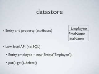 Peno 3 Google App Engine introduction | PPT