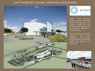 GAPP Architects and Urban Designers - rail portfolio | PPTX