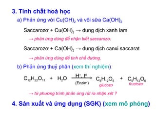 Ga pp saccarozo tinh bot12ban | PPT