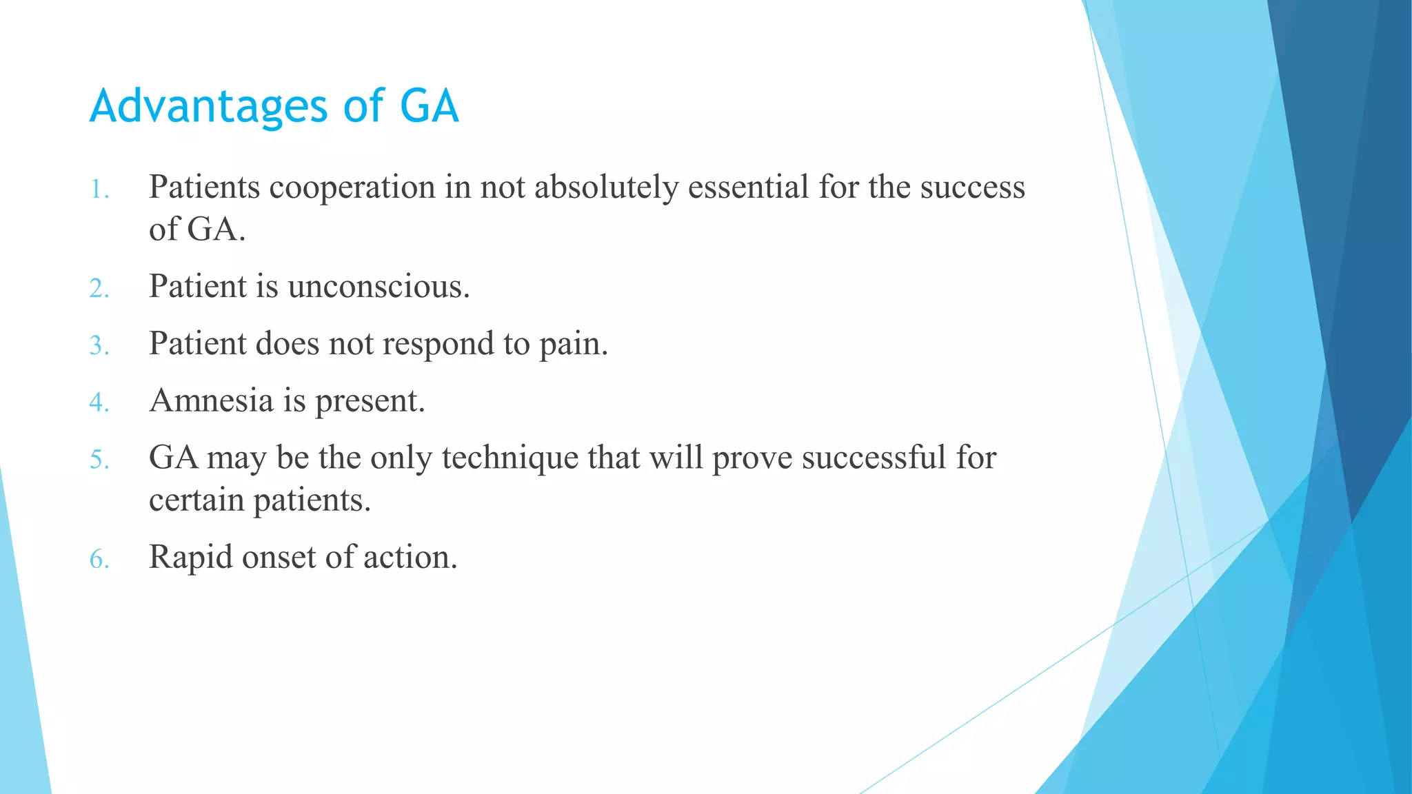 General Anesthesia in Pediatric Dentistry | PPTX