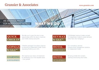 G&a presentation of services | PDF