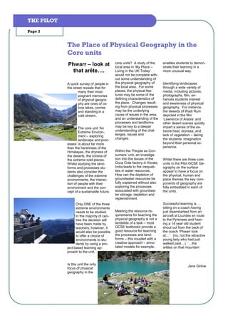 GA Pilot GCSE Pilot #1 | PDF | Geography | Science