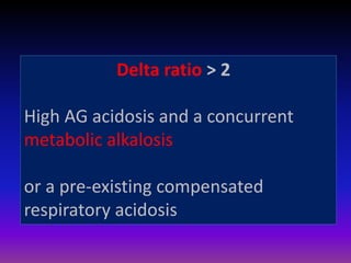 Gaps in acid base balance in icu | PPTX