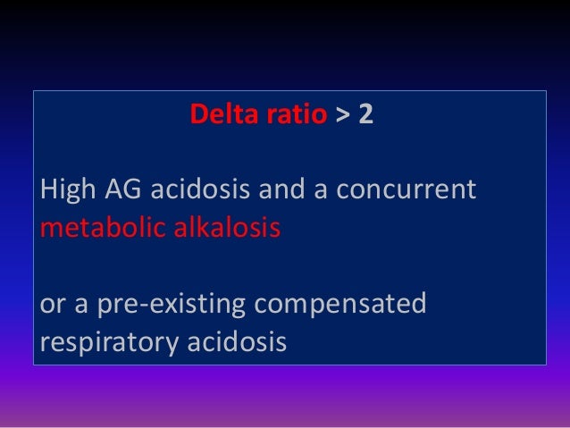 Gaps in acid base balance in icu