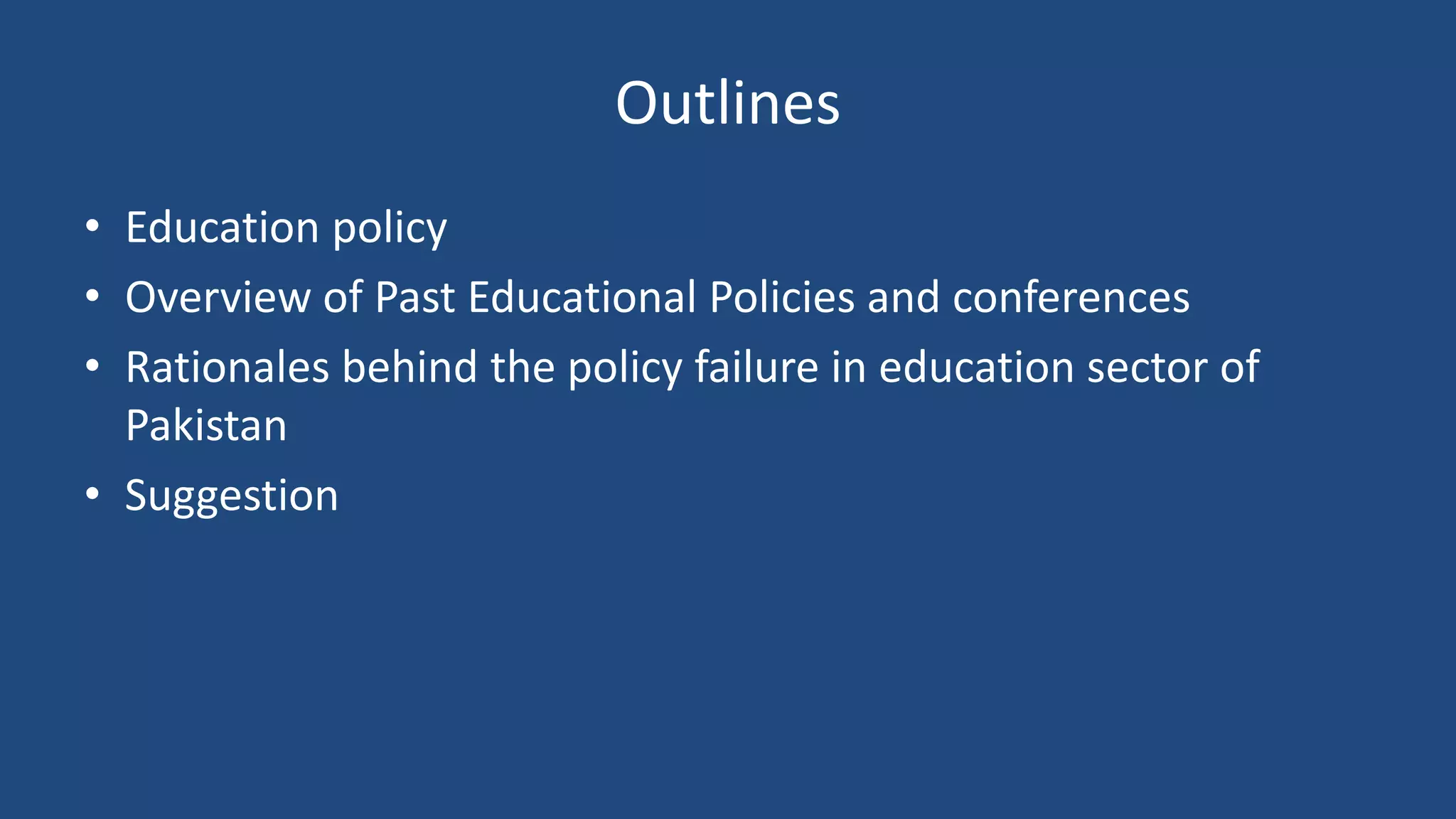 Gaps in education policy implementation presentation | PPT