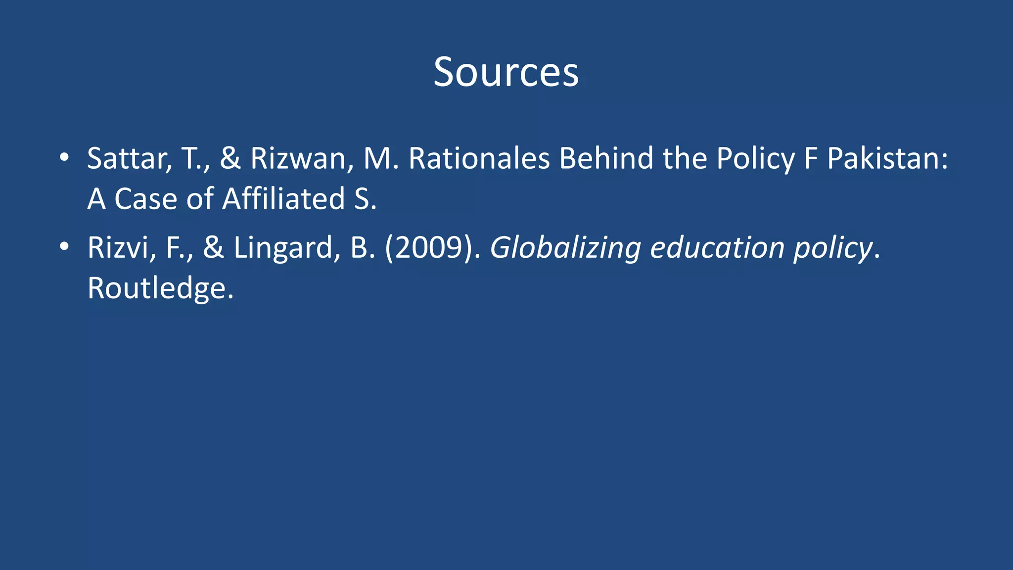 Gaps in education policy implementation presentation | PPT