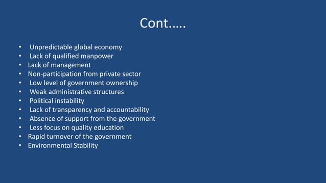 Gaps in education policy implementation presentation | PPT