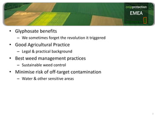 Gap & weed managment with glyphosate | PDF