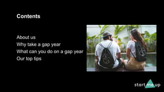 The Benefits of Taking a Gap Year | PPTX