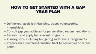 Maximizing Your Gap Year: How Gap Year Advisors Shape Your Experience | PDF