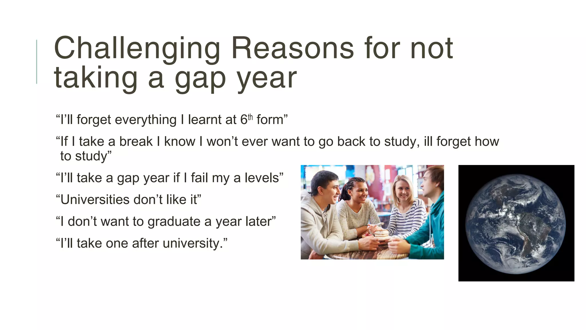 Gap year presentation | ODP