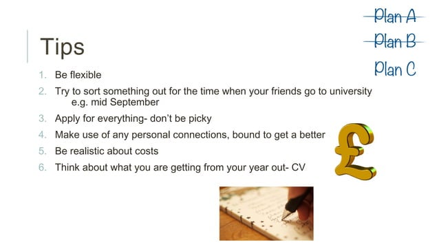 Gap year presentation | ODP