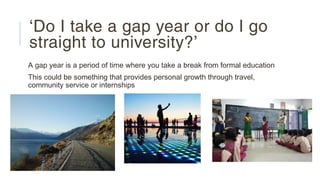 Gap year presentation | ODP